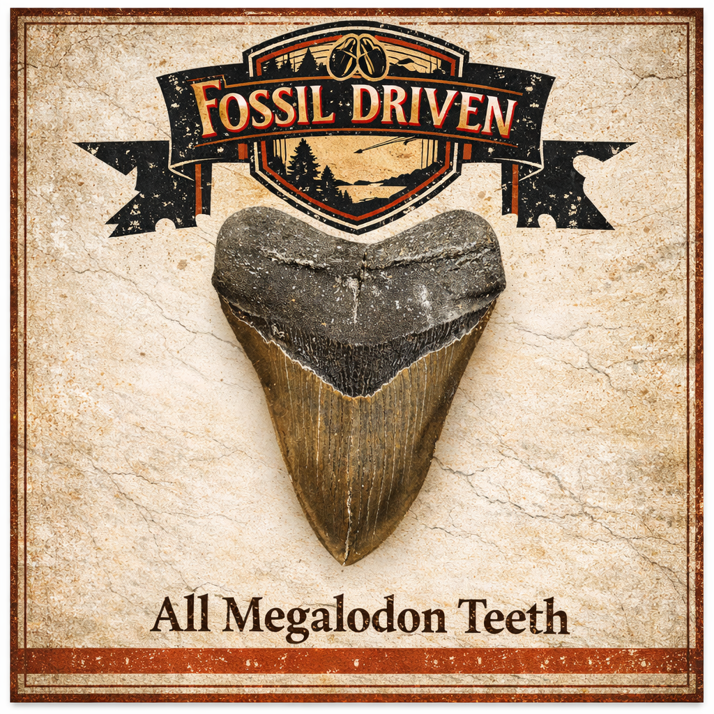 Megalodon Teeth for Sale | Authentic Fossil Megalodon Teeth – Fossil Driven